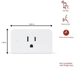 PHILIPS Phillips Wi-fi Smart Plug With Voice Control