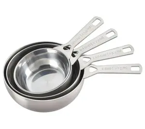 LE CREUSET Stainless Steel Baking Measuring Cup S Set Of 4 - Silver