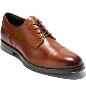 Cole Haan Carnegie Cap Toe Derby - British Tan