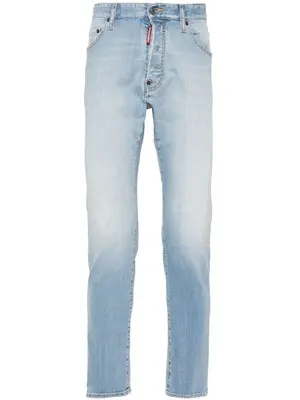 Dsquared2 Cool Guy Mid-rise Slim-fit Jeans - Blue