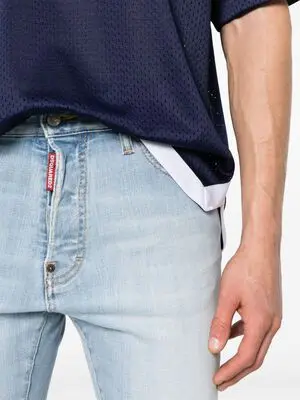 Dsquared2 Cool Guy Mid-rise Slim-fit Jeans - Blue