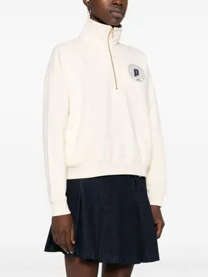 Sporty & Rich Logo-print Sweatshirt - Neutrals