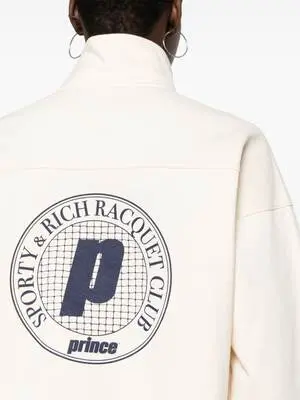 Sporty & Rich Logo-print Sweatshirt - Neutrals