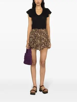 MARANT ETOILE Zankou Linen T-shirt - Black
