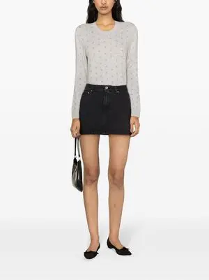 A.p.c. Mid-rise Denim Miniskirt