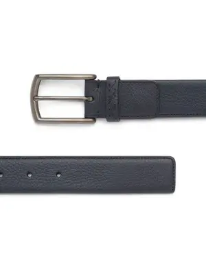 Zegna Leather Buckle Belt