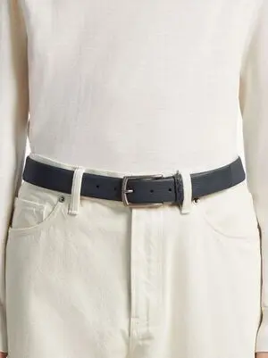 Zegna Leather Buckle Belt