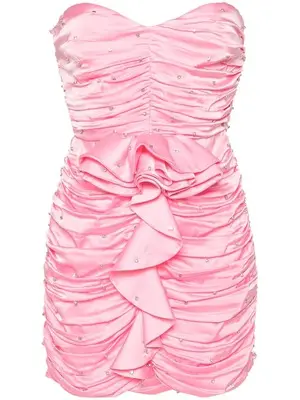 THE NEW ARRIVALS ILKYAZ OZEL Crystal-embellished Mini Dress