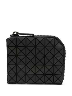 Issey Miyake Clam Geometric-panelled Wallet - Black
