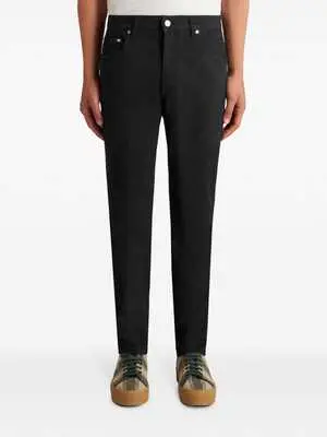 Etro Patterned Jacquard Slim-cut Jeans