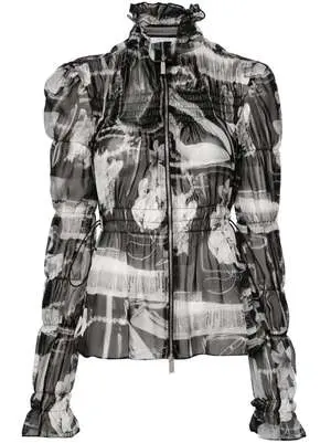 Off-White Xray Silk Blouse
