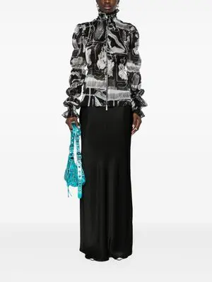 Off-White Xray Silk Blouse