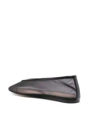 Le Monde Beryl Luna Mesh Ballerina Shoes - Black