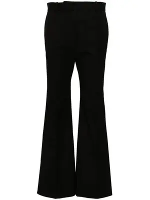 JOSEPH Tafira Mid-rise Trousers - Black