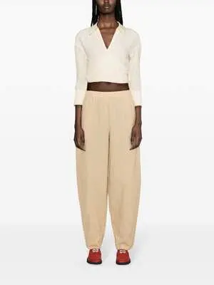 GANNI Curve Tapered-leg Trousers