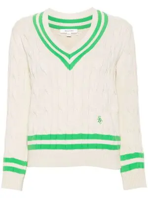 Sporty & Rich Striped Knitwear For Women