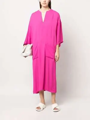 Fabiana Filippi Belted Midi Dress - Pink