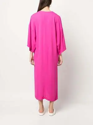 Fabiana Filippi Belted Midi Dress - Pink