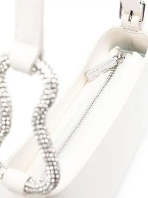 CHIARA FERRAGNI Rhinestone-embellished Trapeze Shoulder Bag
