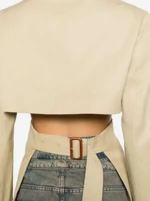 R13 Double-breasted Blazer With Open Back