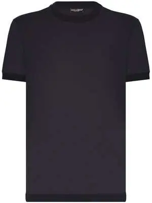 DOLCE & GABBANA Crew-neck Silk T-shirt