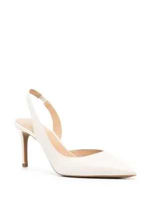 Michael Kors Chelsea Leather Slingback Pumps