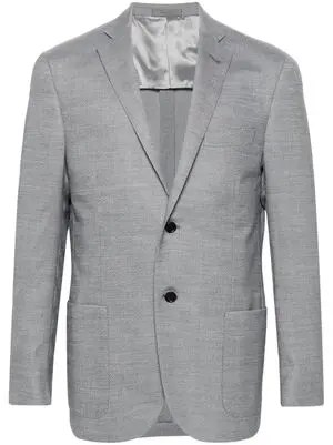 Corneliani Single-breasted Wool-blend Blazer