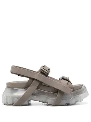 Rick Owens 65mm Chunky Platform Sandals - Brown