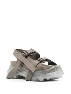 Rick Owens 65mm Chunky Platform Sandals - Brown