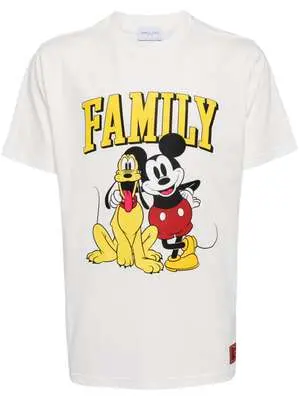 FAMILY FIRST Duo Graphic-print Cotton T-shirt - White