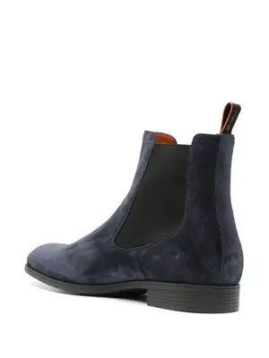 Santoni Suede Chelsea Boots