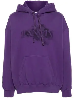 LANVIN X Future Logo-print Cotton Hoodie