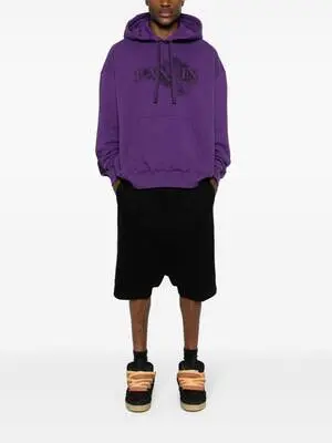 LANVIN X Future Logo-print Cotton Hoodie
