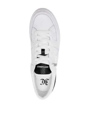 Just Cavalli Logo-patch Sneakers - White