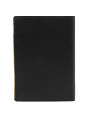 DOUCAL'S Logo-debossed Leather Passport Holder - Black