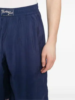 FAMILY FIRST Appliqué-logo Shorts - Blue