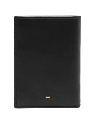 DOUCAL'S Logo-debossed Leather Wallet - Black
