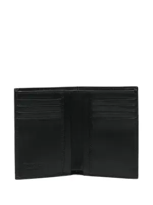 DOUCAL'S Logo-debossed Leather Wallet - Black