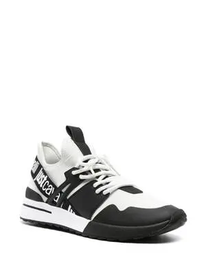 Just Cavalli Logo-strap Mesh Sneakers