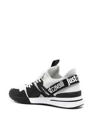 Just Cavalli Logo-strap Mesh Sneakers