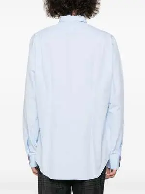 Paul Smith Cotton Poplin Shirt - Blue