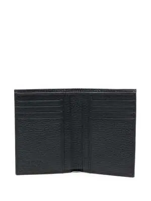 DOUCAL'S Logo-debossed Leather Wallet - Blue