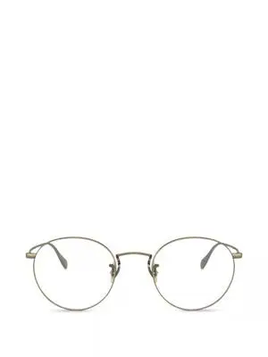Oliver Spencer Coleridge Round Frame Eyeglasses - Gold