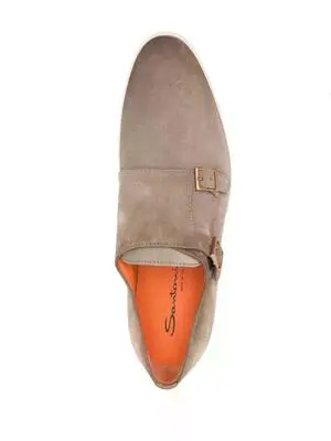 Santoni Rubber-sole Monk Shoes