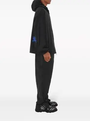 Burberry Crinkled Straight-leg Trousers - Black
