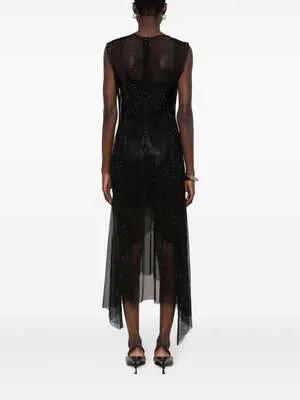 Philosophy Di Lorenzo Serafini Rhinestone-embellished Midi Dress
