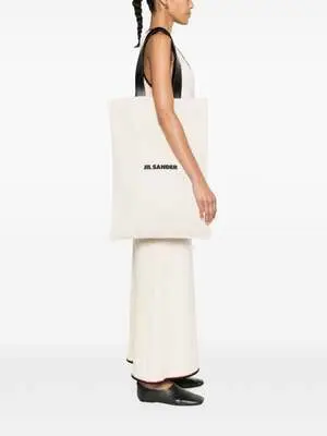 JIL SANDER Large Flat Shopper Tote