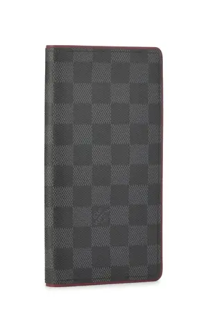 LOUIS VUITTON Damier Graphite Brazza Wallet