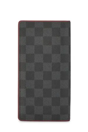 LOUIS VUITTON Damier Graphite Brazza Wallet