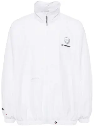 AAPE BY *A BATHING APE® Logo-appliqué Zip-up Jacket